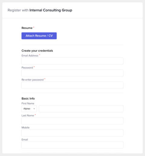 Join as a Consultant – Internal Consulting Group